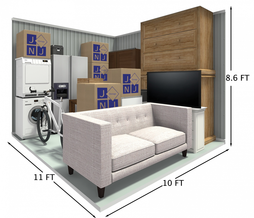 110 SQ FT - JNJ Storage