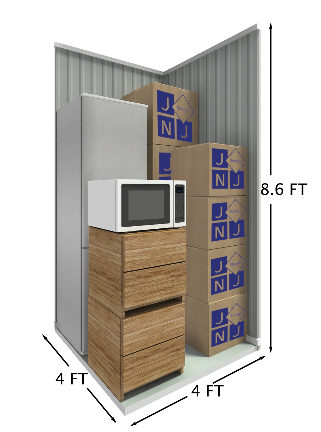 16 SQ FT - JNJ Storage